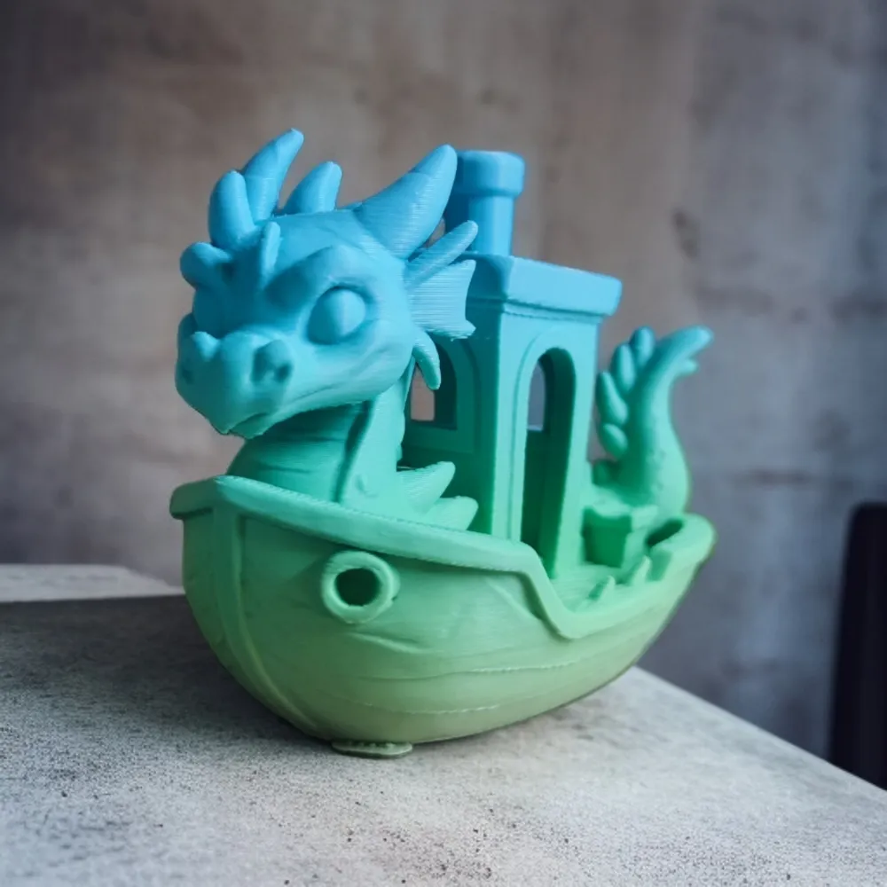 Dragon Benchy: Perfect Fusion of Icon and Fantasy - Free 3D Print Model ...