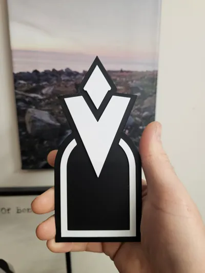 Skyrim Quest Door marker Logo by PolyZone3D - MakerWorld