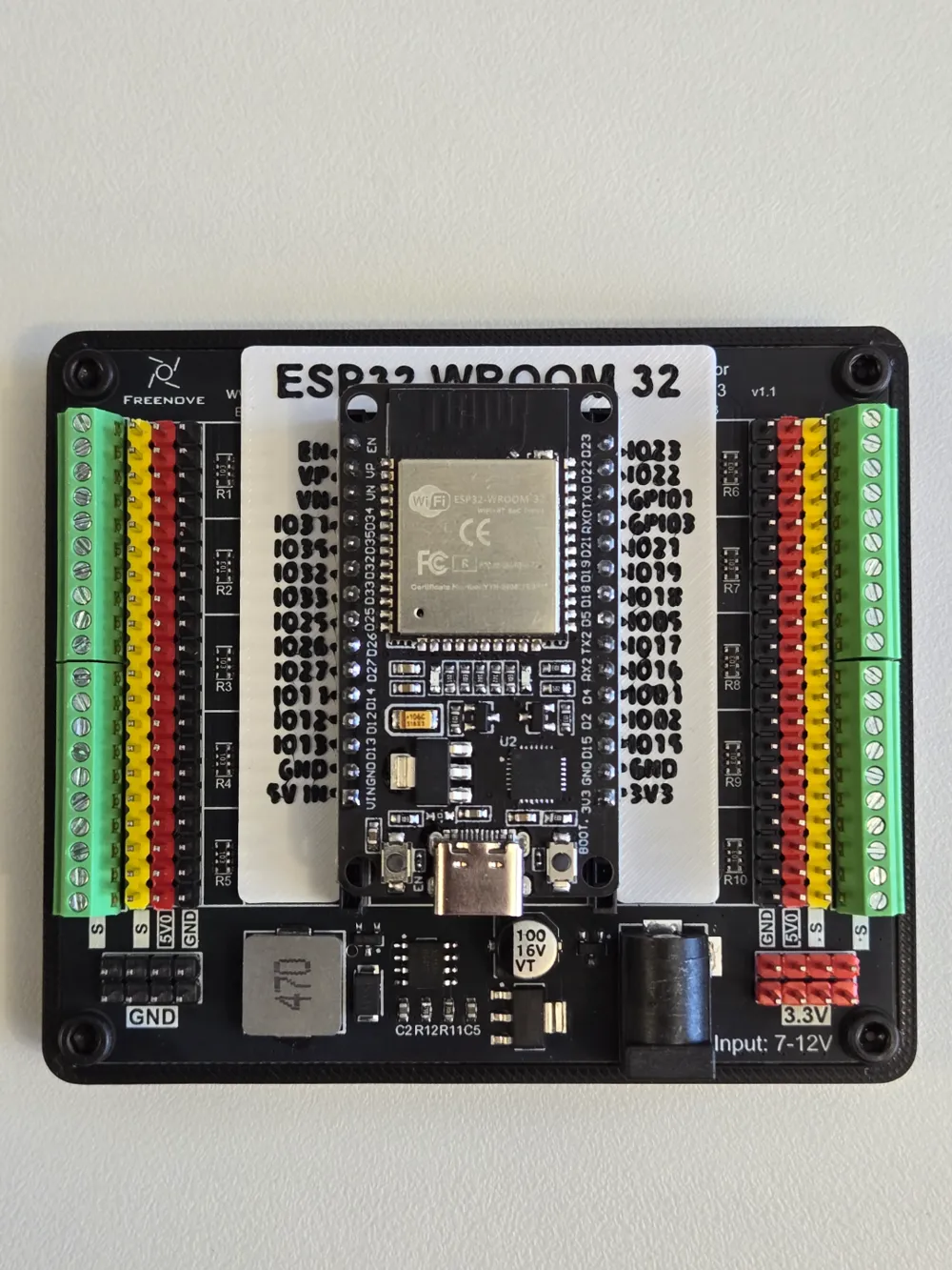 ESP32 WROOM 32 Pinout Cover by Other_JW - MakerWorld