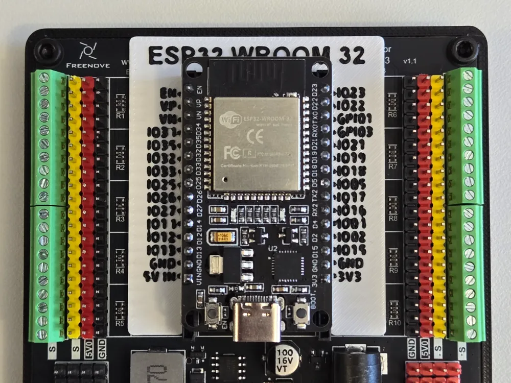 ESP32 WROOM 32 Pinout Cover by Other_JW MakerWorld: Download Free 3D Models