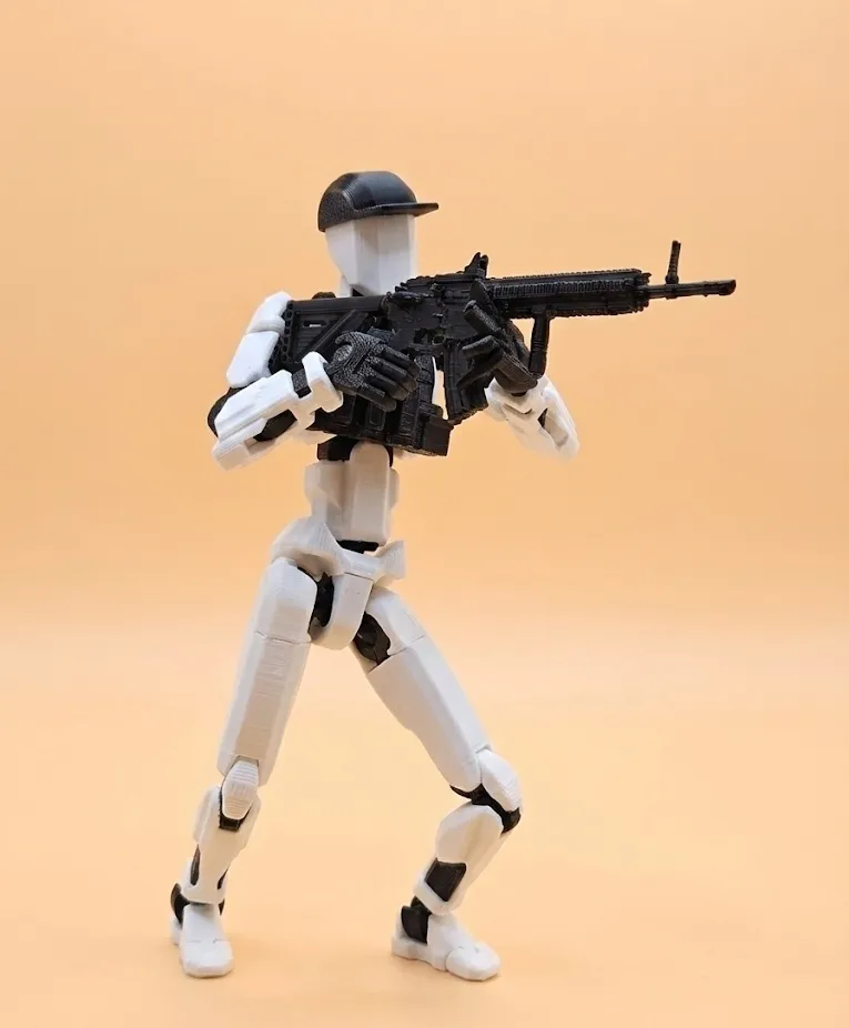 DUMMY 13 High quality HK416 Tactical Rifle - Free 3D Print Model ...