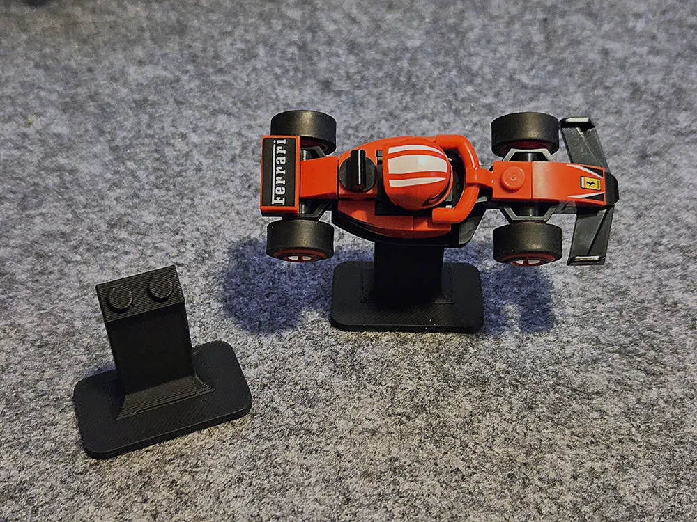Tilted display stand for F1 mini race cars by MB DesignsMakerWorld ...