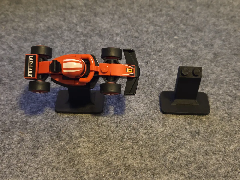 Tilted display stand for F1 mini race cars by MB Designs MakerWorld ...