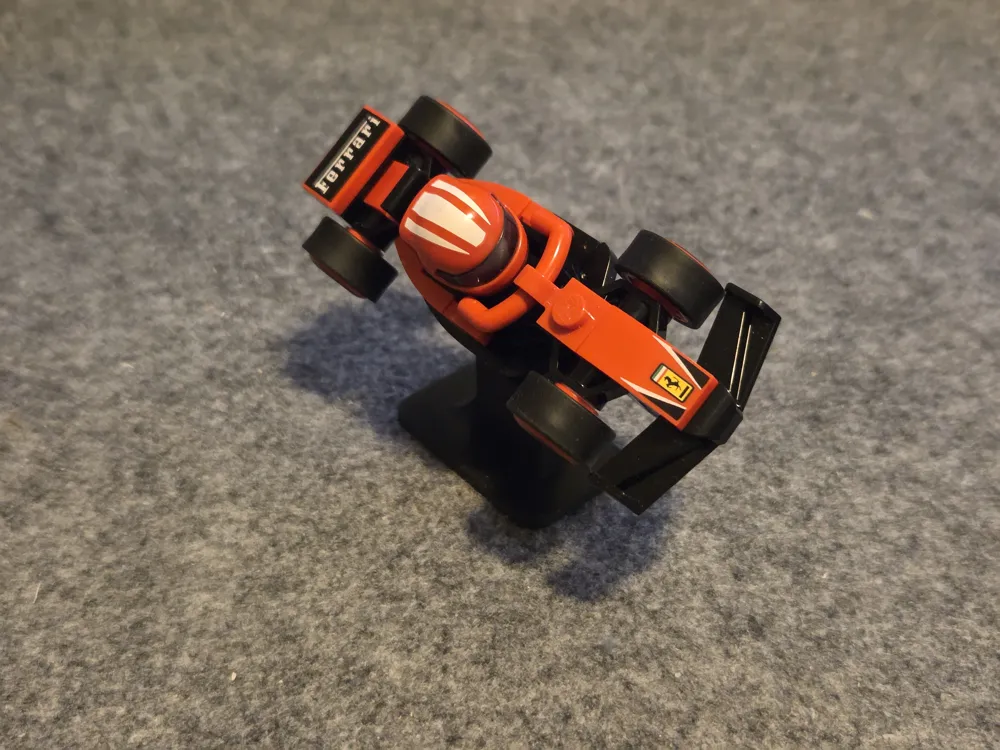 Tilted display stand for F1 mini race cars by MB Designs MakerWorld ...