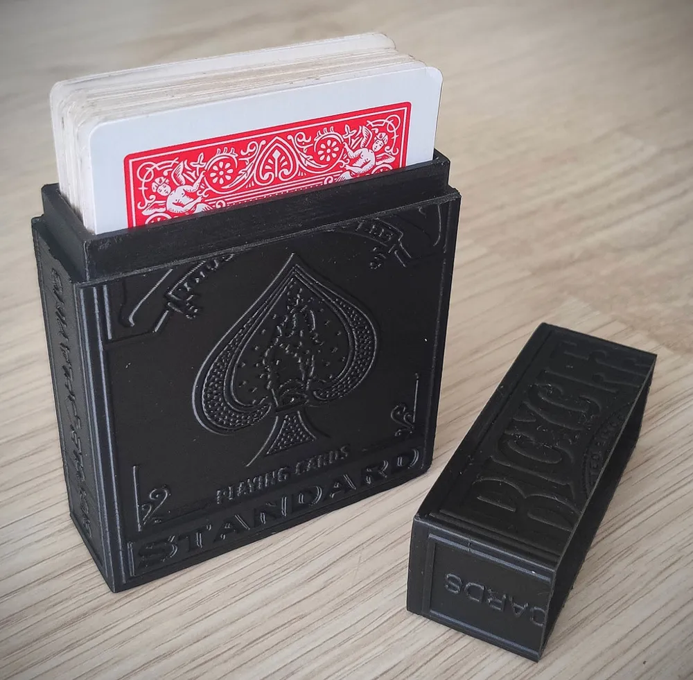 Bicycle playing cards box - Free 3D Print Model - MakerWorld