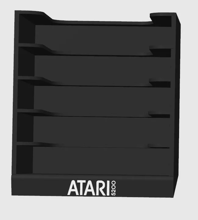 Atari 2600/5200 Cartridge Holder System Racks Remixed by user ...