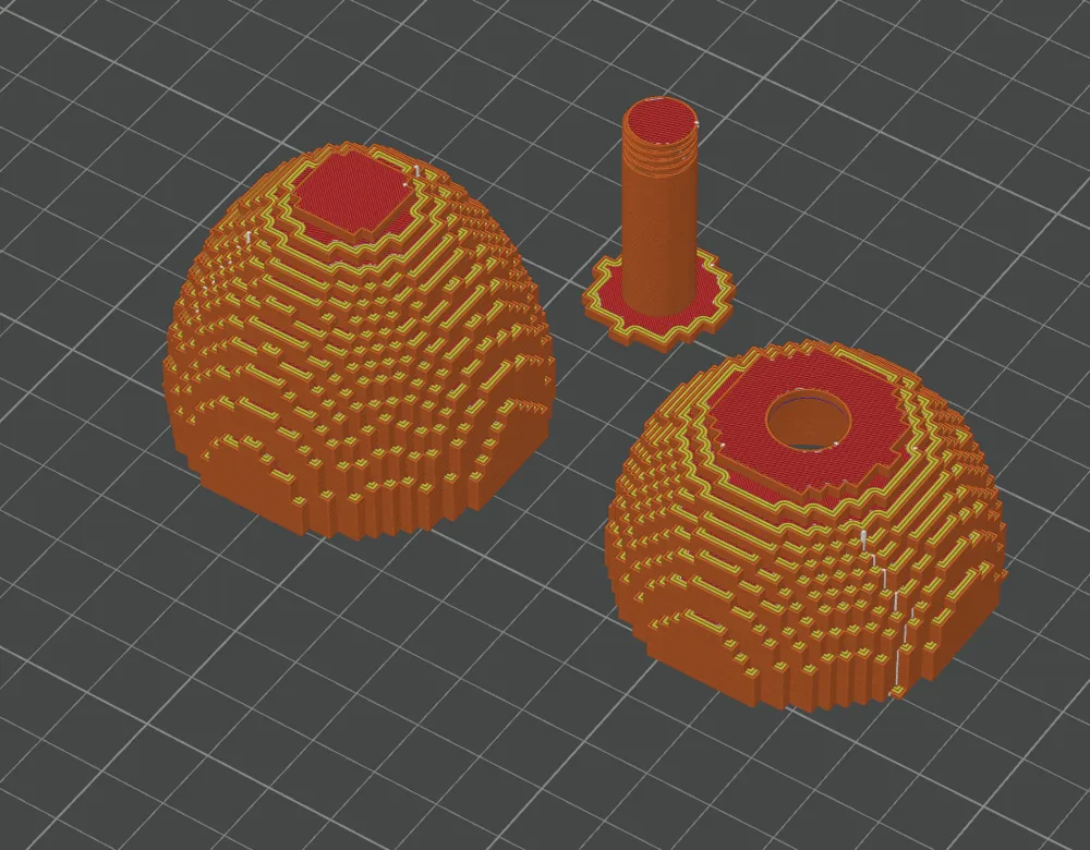 Deviled Egg: The pixelated trick easter egg by Adam L - MakerWorld