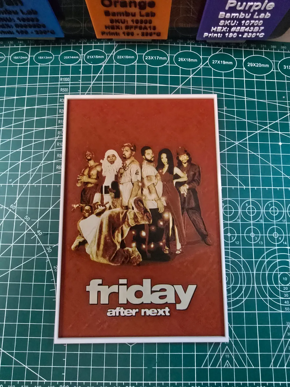 Friday After Next Movie Poster - Hueforge Art by Lumpy3D - MakerWorld