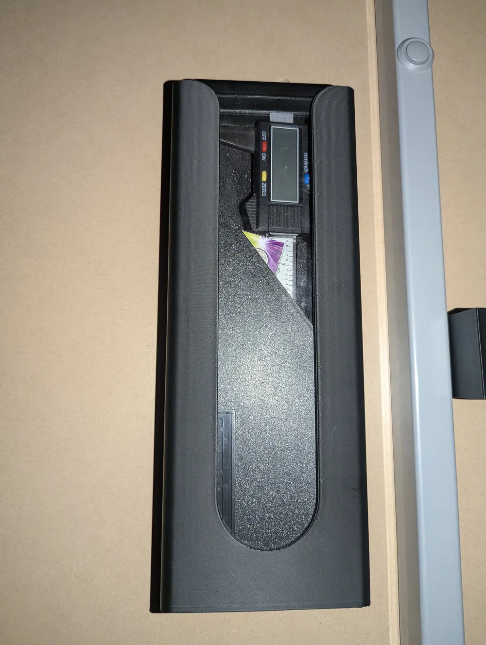 Under Desk Digital Caliper Holder - Free 3D Print Model - MakerWorld