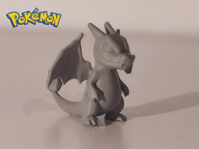 Mini Charizard Chibi - Chibi Pokemon - Free 3D Print Model - MakerWorld
