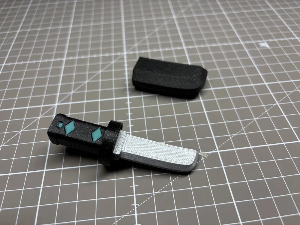 Tanjiro Pocket Katana - Magnetic Fidget Sword - Free 3D Print Model ...