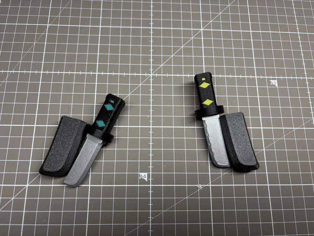 Tanjiro Pocket Katana - Magnetic Fidget Sword - Free 3D Print Model ...