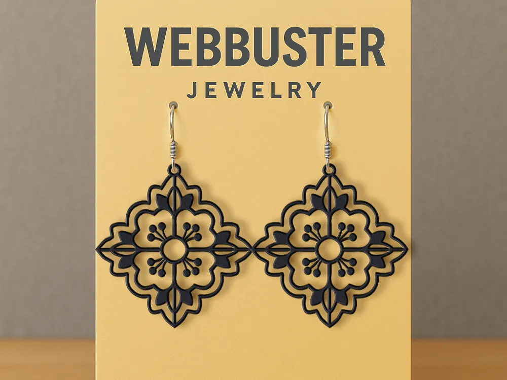 Rosalia Diamond Sigil Earrings by webbuster MakerWorld: Download Free ...