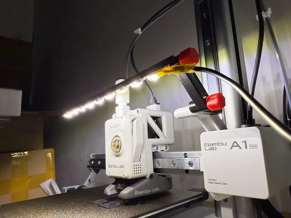 LED light extension bracket for A1 and A1 mini by lm3210 MakerWorld ...