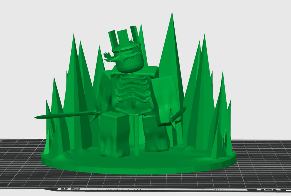 1x1x1x1 Statue (Forsaken) - Free 3D Print Model - MakerWorld
