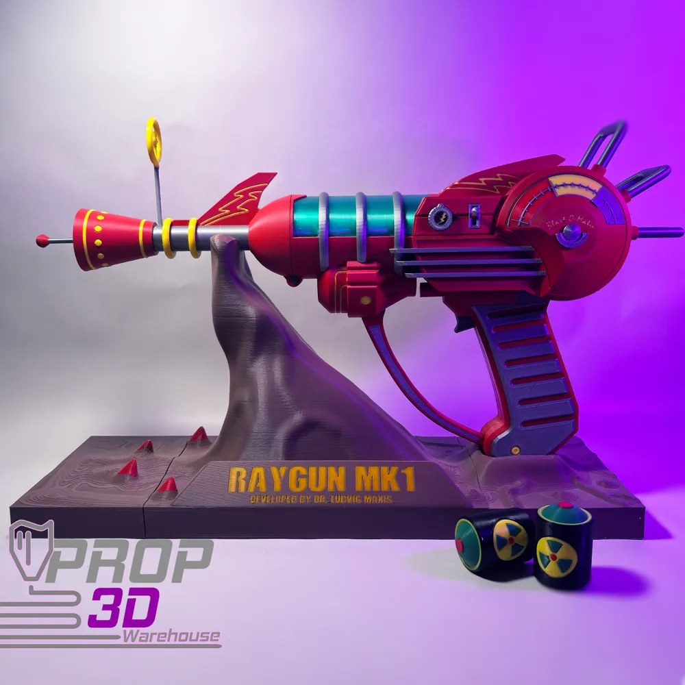 Call of Duty Zombies Ray Gun Mk1 w/ Stand + Cells - Free 3D Print Model ...