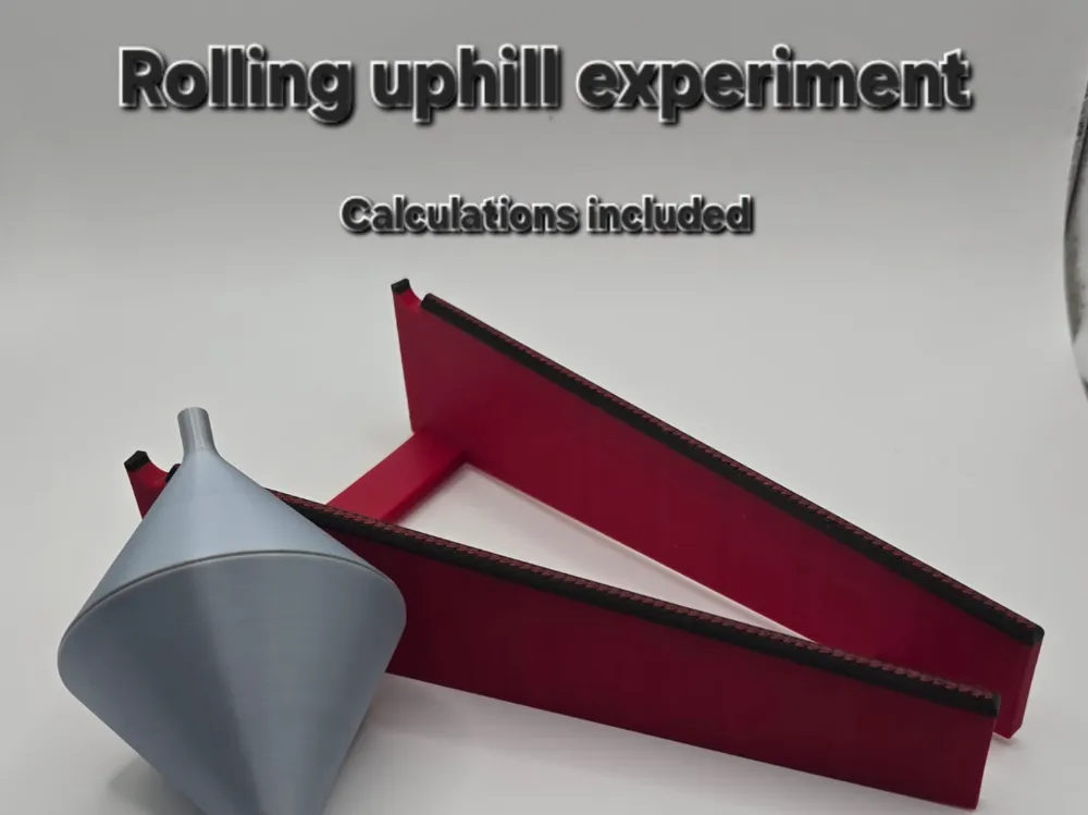 The Rolling Uphill Experiment (With calculations) by ThorBeke - MakerWorld