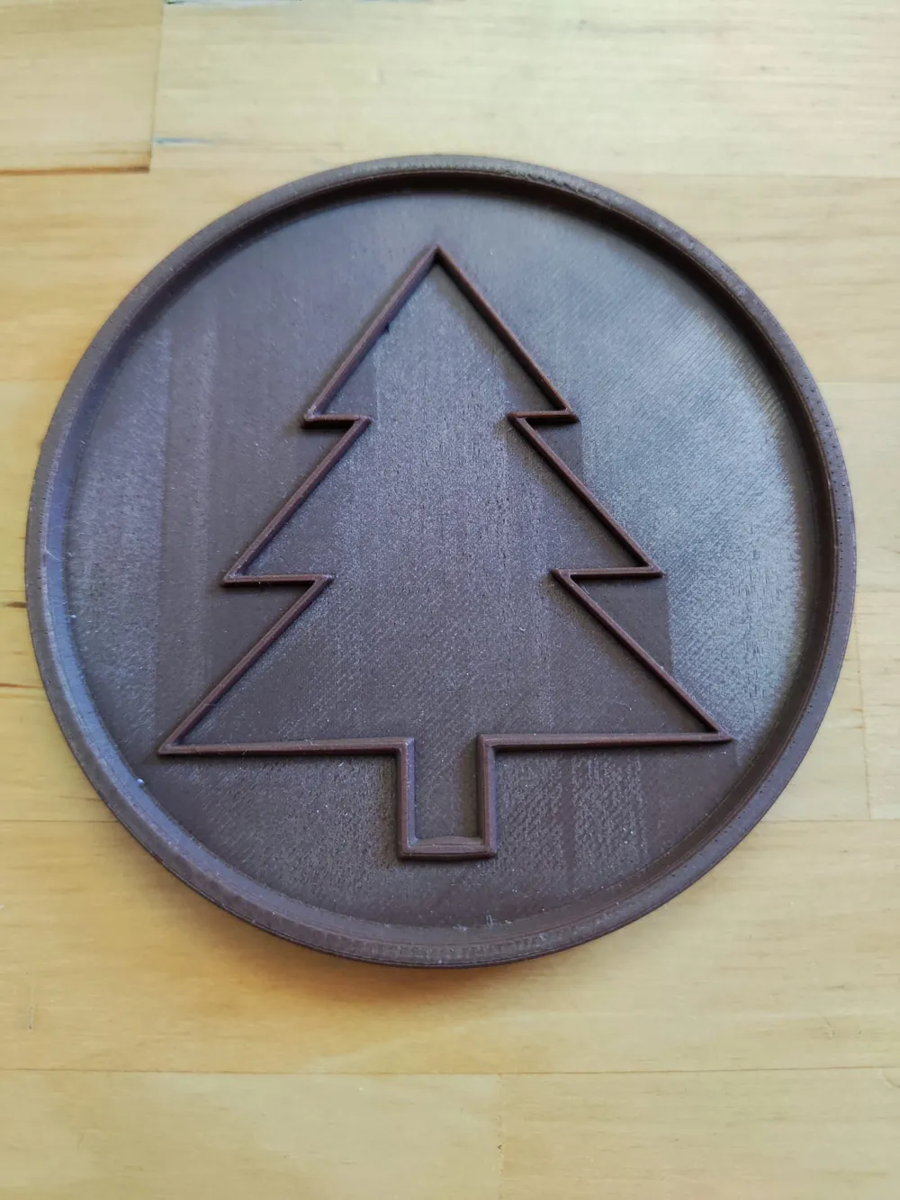 Winter Tree Coaster - Festive Decor - Free 3D Print Model - MakerWorld