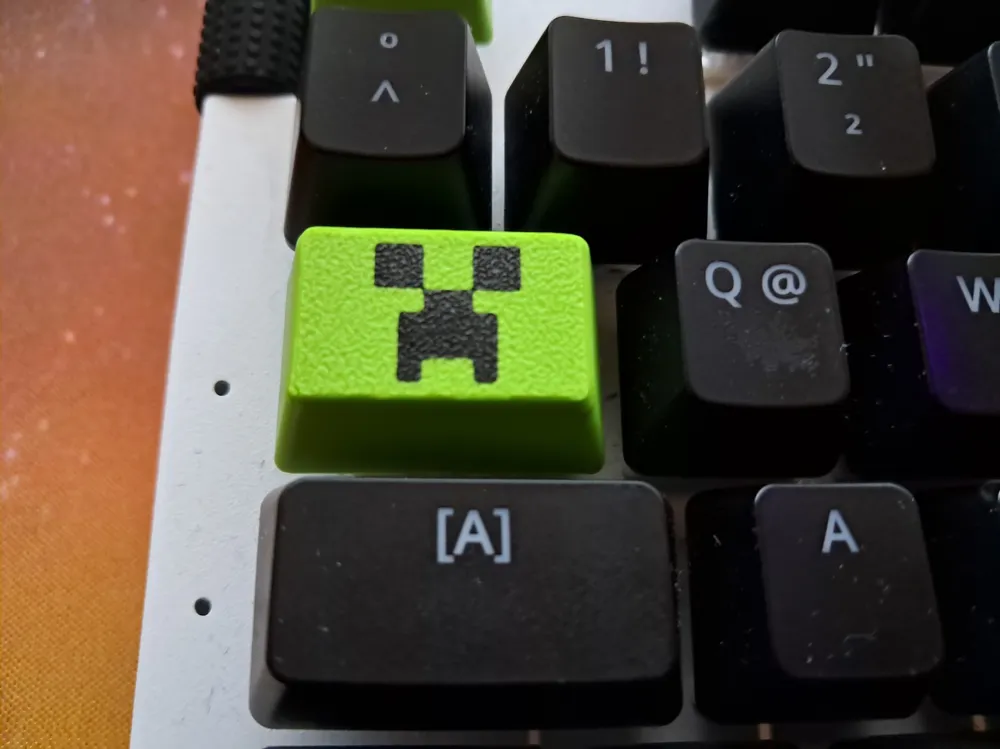 Creeper Keycap For Tab Key - Free 3D Print Model - MakerWorld