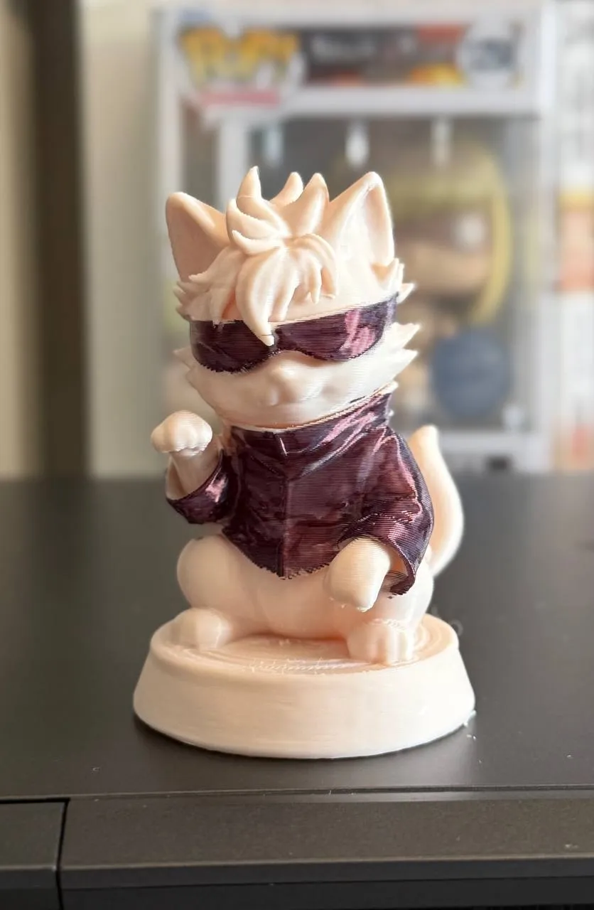 Satoru Gojo - Cat - Jujutsu Kaisen by frapbotta MakerWorld: Download Free 3D Models