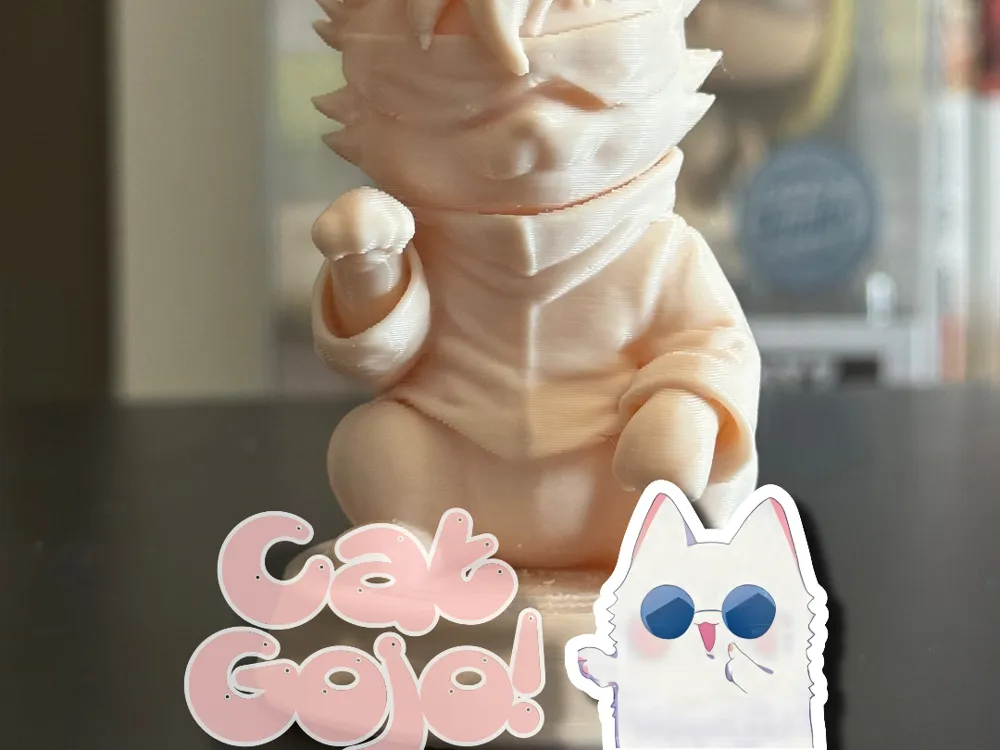 Satoru Gojo - Cat - Jujutsu Kaisen by frapbotta MakerWorld: Download Free 3D Models