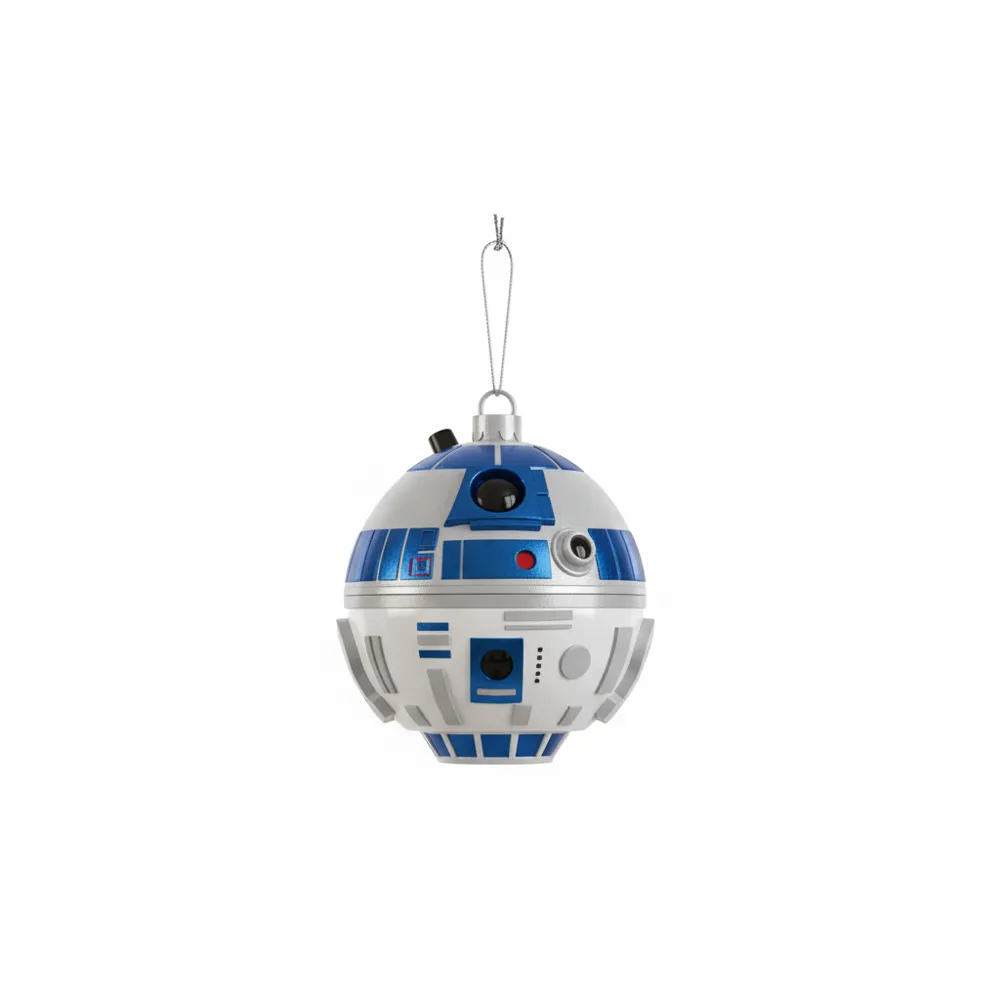 R2D2 Christmas ball (Star Wars Decorations) - Free 3D Print Model ...