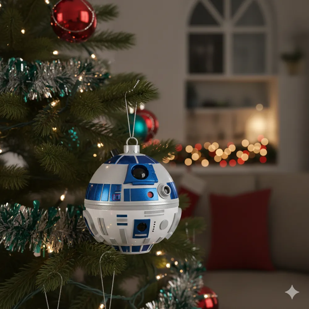 R2D2 Christmas ball (Star Wars Decorations) - Free 3D Print Model ...