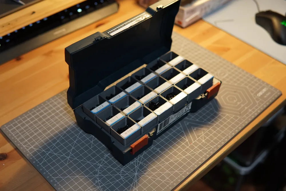 BOSCH GO screw storage box - Free 3D Print Model - MakerWorld