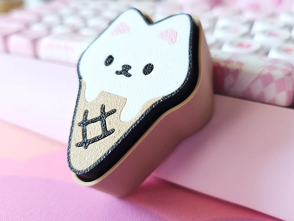 Cat Ice Cream Clicker Toy by Banani MakerWorld: Download Free 3D Models