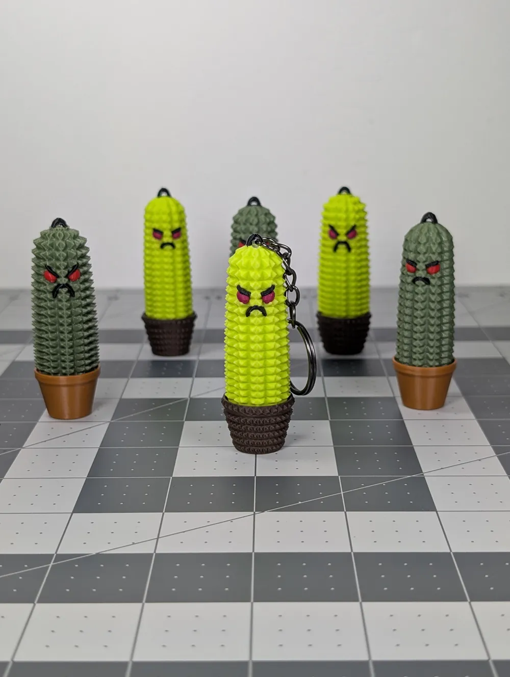 Cute, Angry, Lil' Cactus Ouchie! Stim Fidget - Free 3D Print Model ...