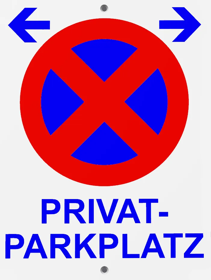 Privatparkplatzschild / No parking / Parken verboten by tkcorp - MakerWorld