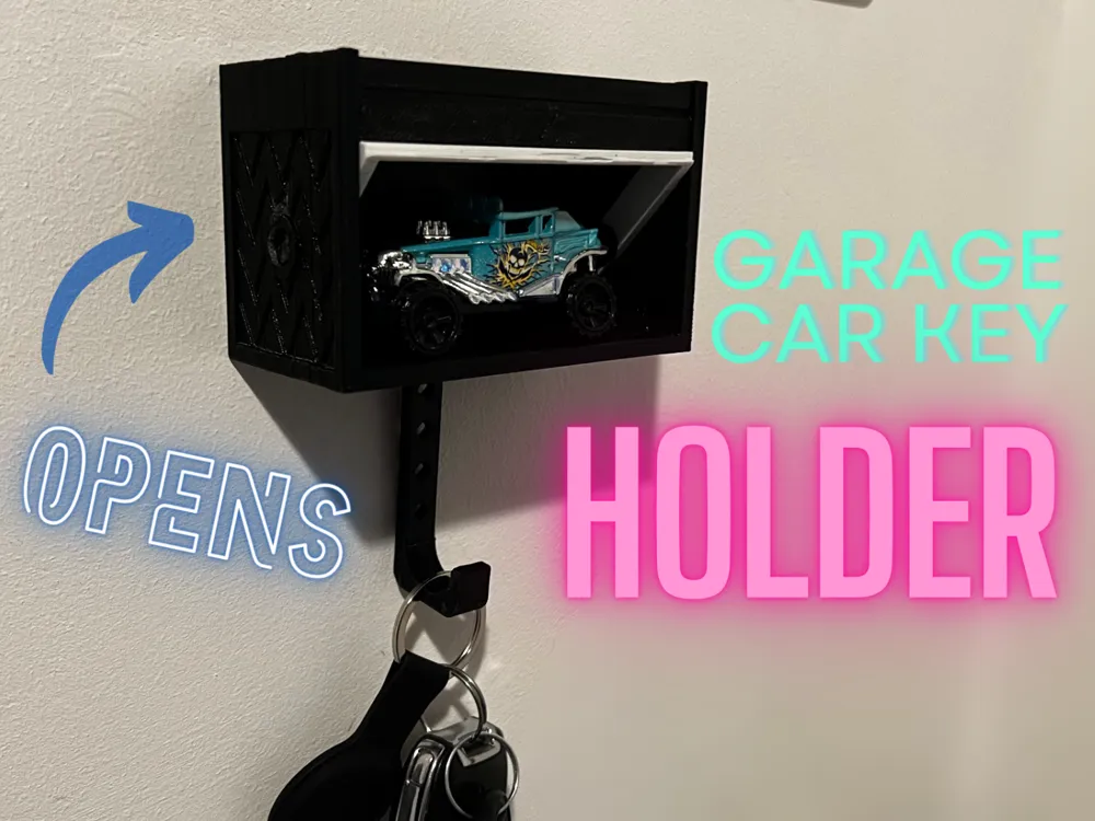 Cool Garage Car Key Holder by Otek3D MakerWorld: Download Free 3D Models
