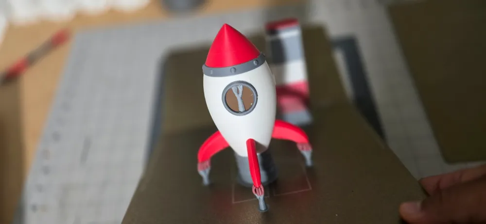 Rocket Launch Lamp (SFX) by Mythmarco - MakerWorld