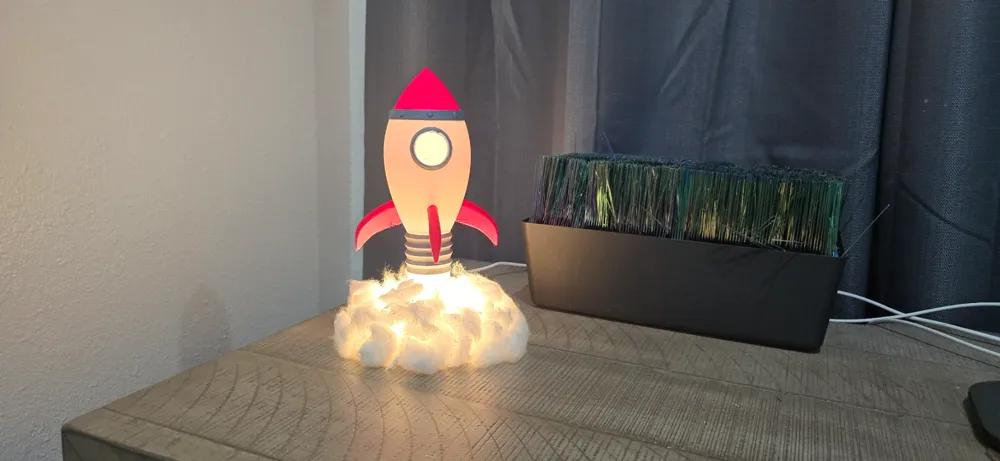 Rocket Launch Lamp (SFX) by Mythmarco - MakerWorld