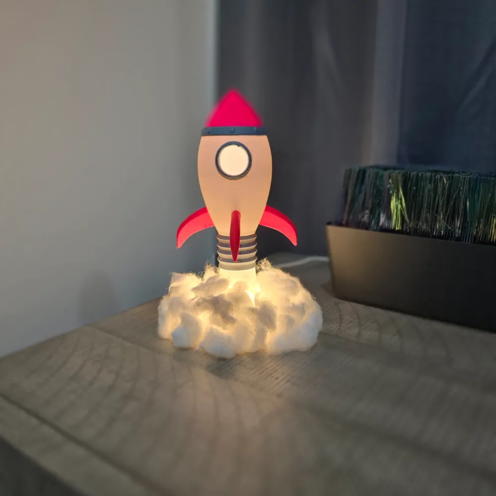 Rocket Launch Lamp (SFX) by Mythmarco - MakerWorld