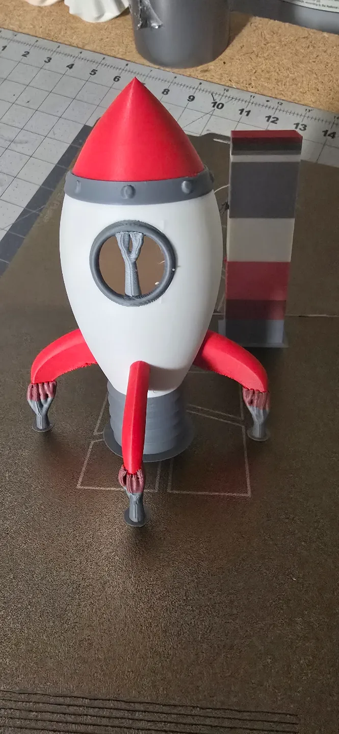 Rocket Launch Lamp (SFX) by Mythmarco - MakerWorld