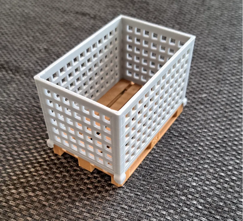 Euro pallets with grid frame 90 degrees by schuler87 - MakerWorld