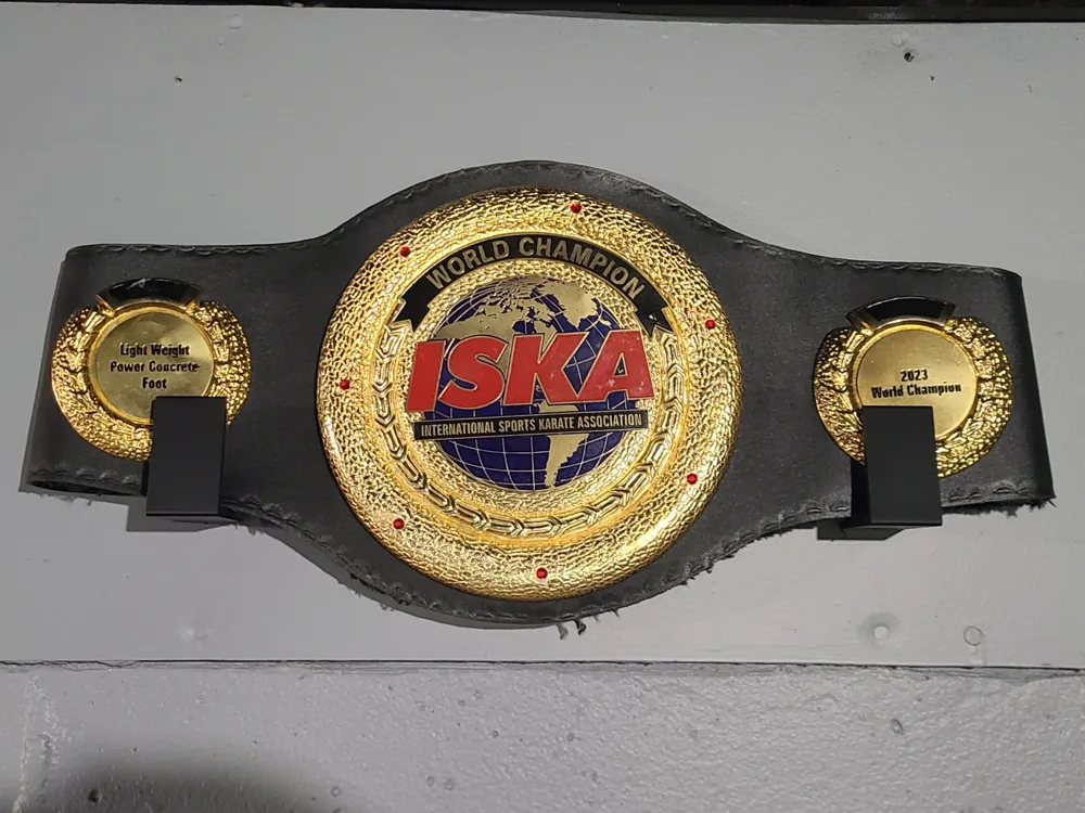 Championship Belt Hanger Brackets by ABC3DPRINTS - MakerWorld