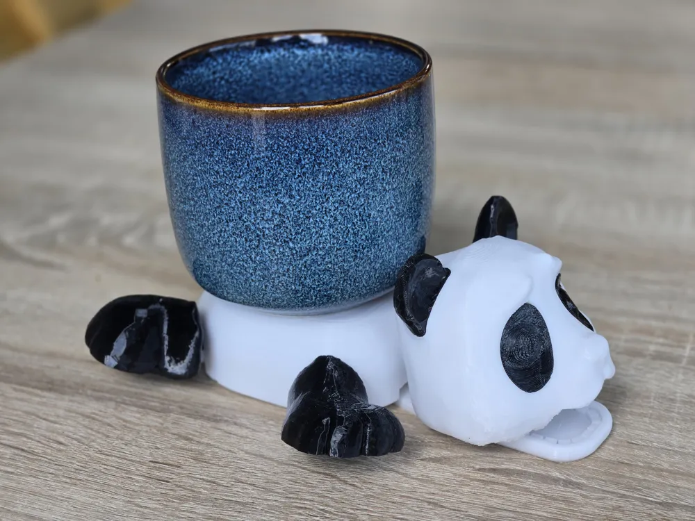 Panda cup holder coaster - Free 3D Print Model - MakerWorld