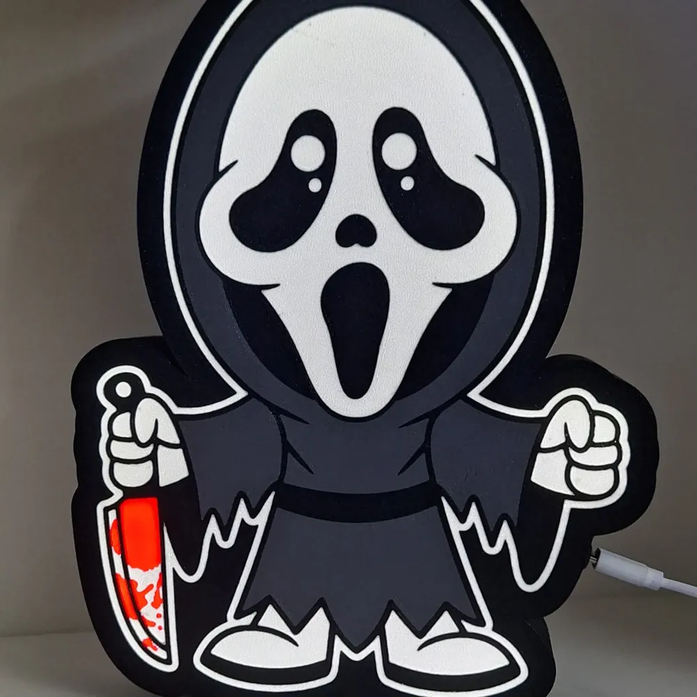 The Scream LightBox by MK 3D - MakerWorld