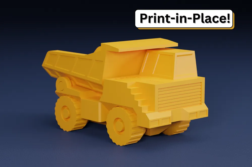 Direkt-Druck-Kipplaster von Whopper Printing MakerWorld: Kostenlose 3D-Modelle herunterladen