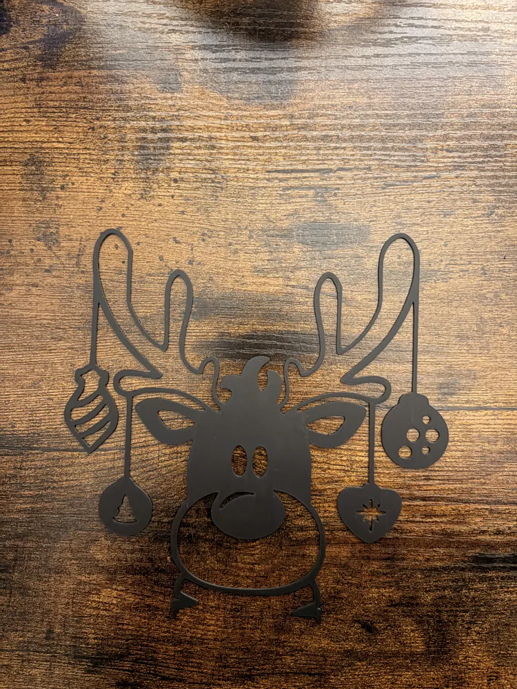 Reindeer Window Decal - Free 3D Print Model - MakerWorld