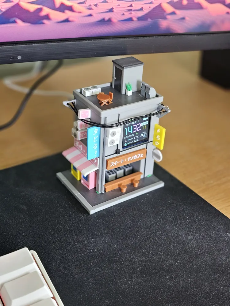 Cute Tokyo Clock Diorama - Free 3D Print Model - MakerWorld