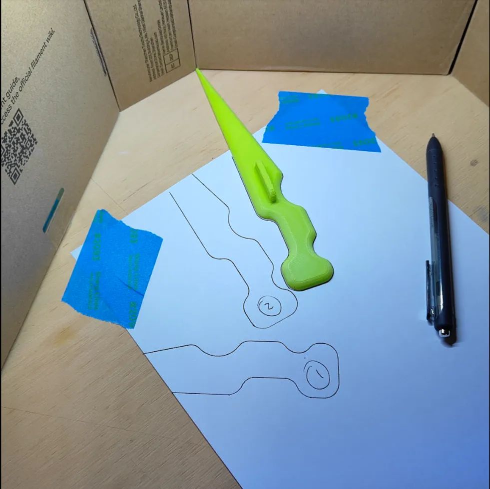 Tick Stick - Cut Flat Materials To Fit Any Shape! - Free 3D Print Model ...