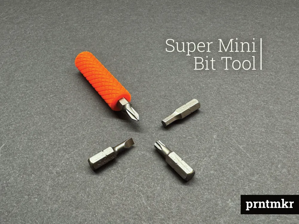 Super Mini Bit Tool - Free 3D Print Model - MakerWorld