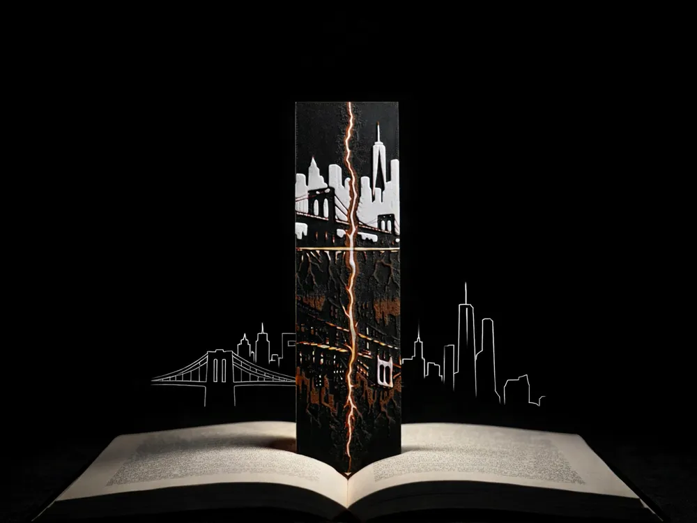 Bookmark New York - Free 3D Print Model - MakerWorld