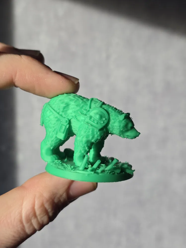 DnD Monsters - Armored Bear figure Tabletop Game - Free 3D Print Model ...