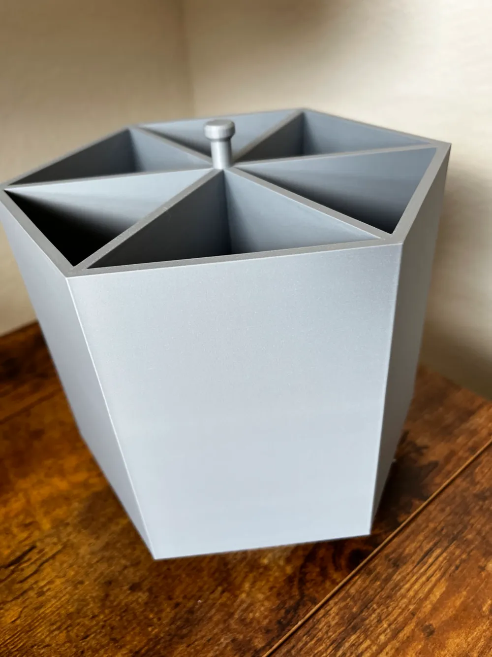 Hexagonal Spinning Organizer – 3D Printed Storage by JDS3d - MakerWorld