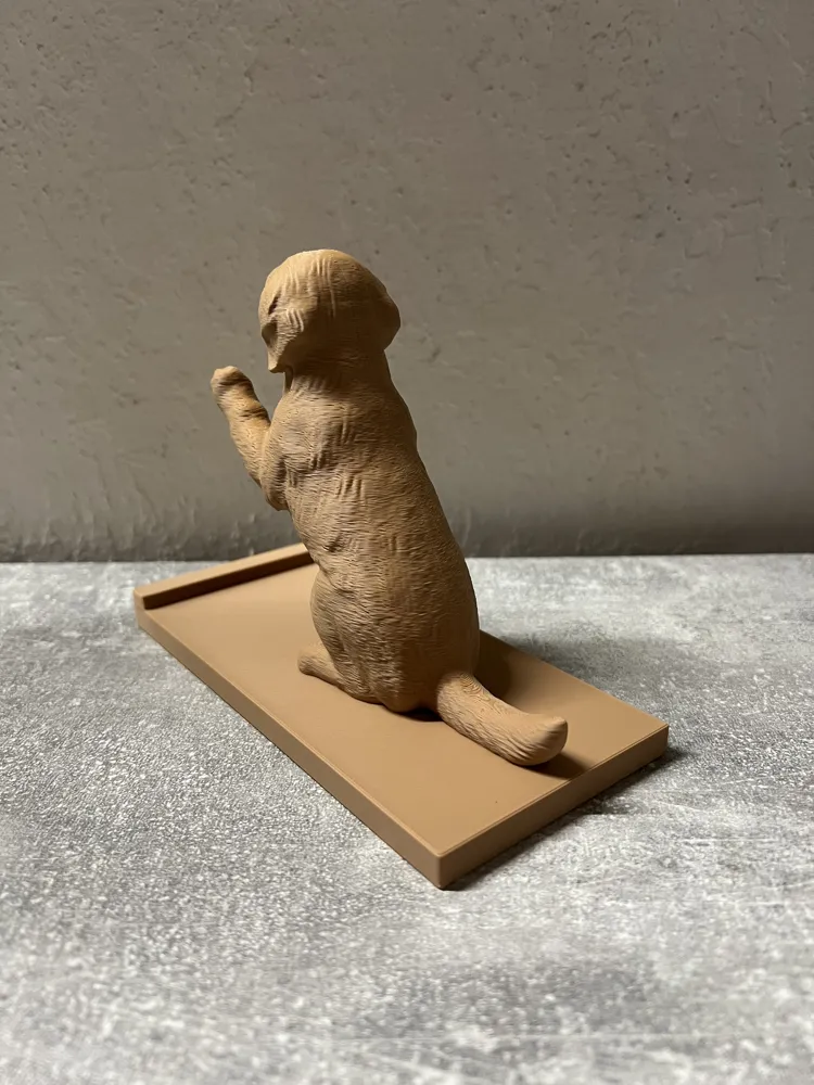 Cute Puppy Phone Stand - Free 3D Print Model - MakerWorld