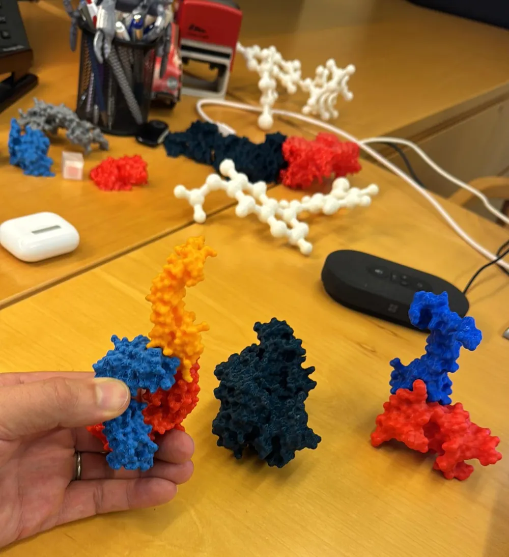 Howto 3D-print proteins and molecules from the PDB by KS MakerWorld ...